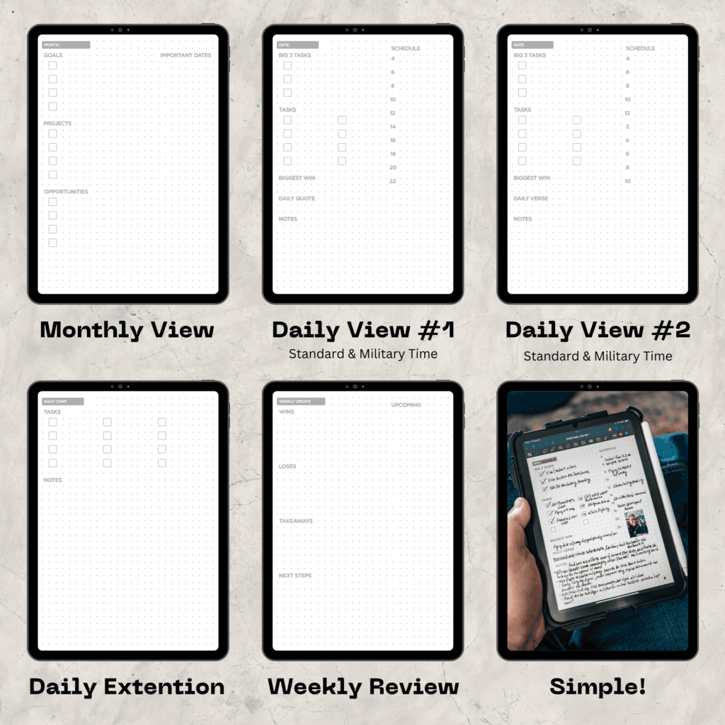 Daily Log Journal Template - Jerad Hill Courses